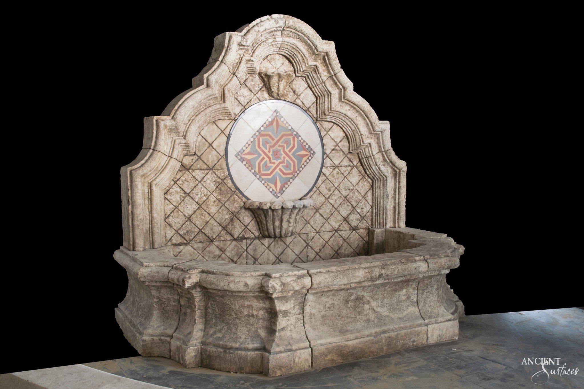 Antique Stone Fountains by Ancient Surfaces. | Ancient European ...