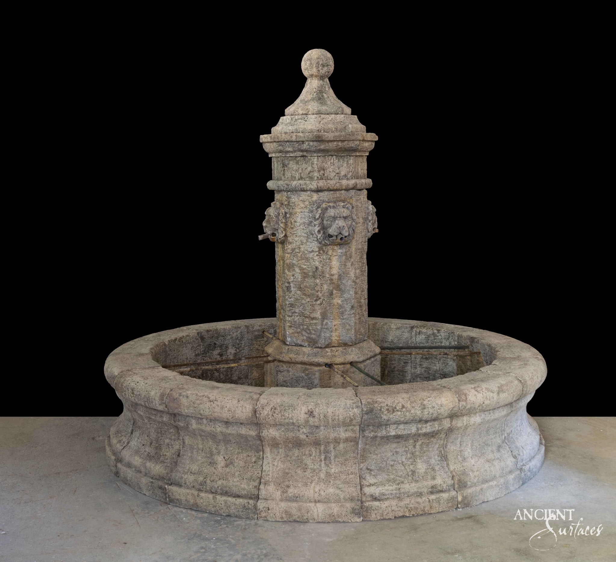 Antique Stone Fountains by Ancient Surfaces. | Ancient European ...