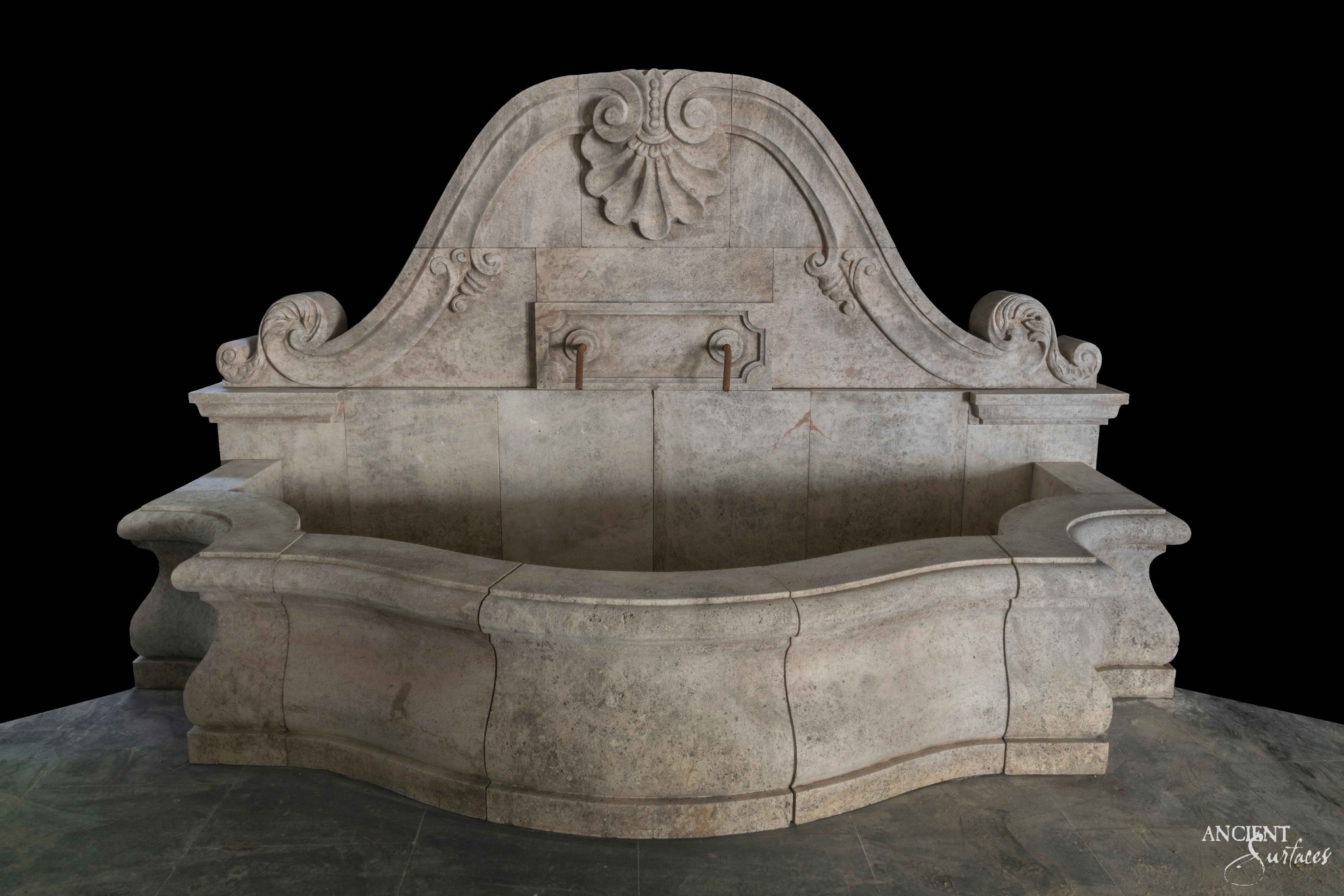 Antique Stone Fountains by Ancient Surfaces. | Ancient European ...