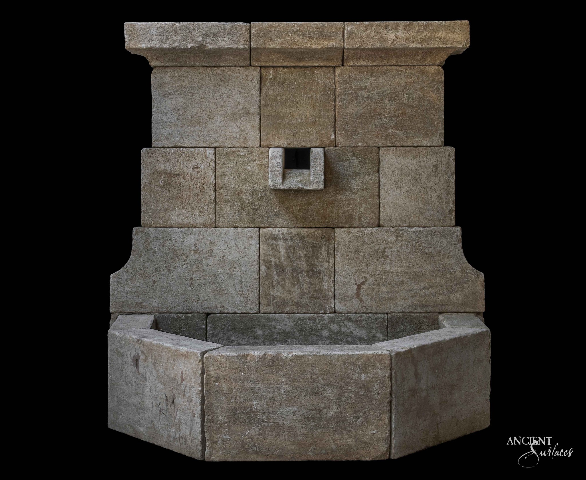 Antique Stone Fountains by Ancient Surfaces. | Ancient European ...
