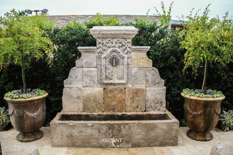 Antique Stone Fountains by Ancient Surfaces. | Ancient European ...
