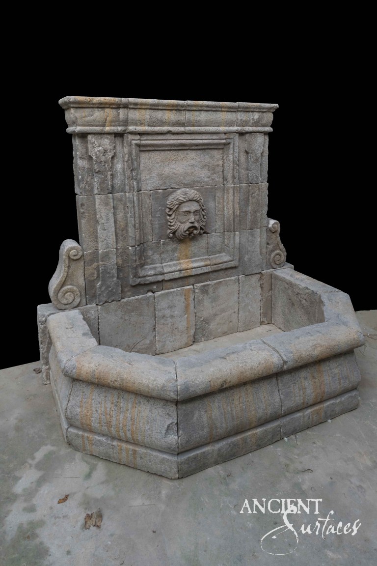 Antique Stone Fountains by Ancient Surfaces. | Ancient European ...